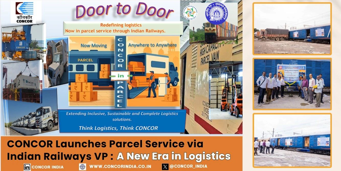 CONCOR launches End to End Parcel Service in collaboration with Indian ...