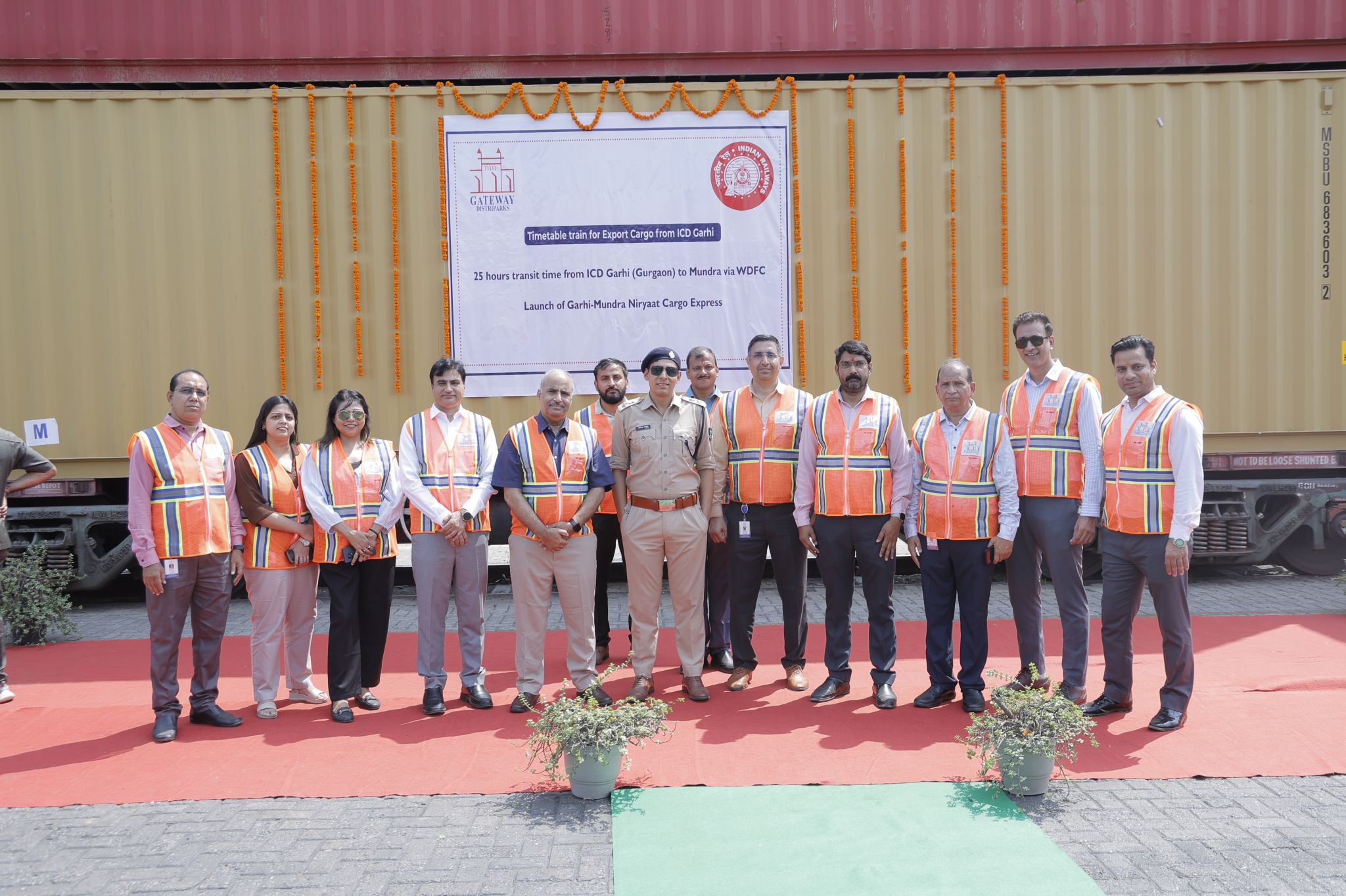 Gateway Distriparks launches Garhi–Mundra Rail Service - Infralog
