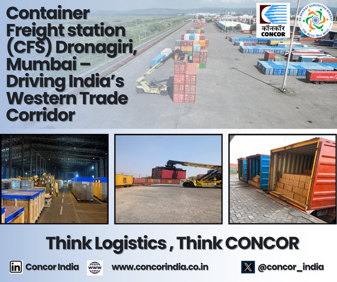 CONCOR’s Dronagiri CFS: Strengthening India’s Western Trade Corridor ...